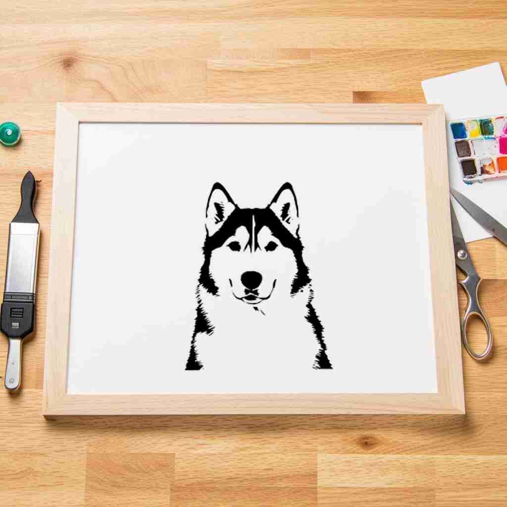 SVG Artisan - Dog siberian husky SVG Images